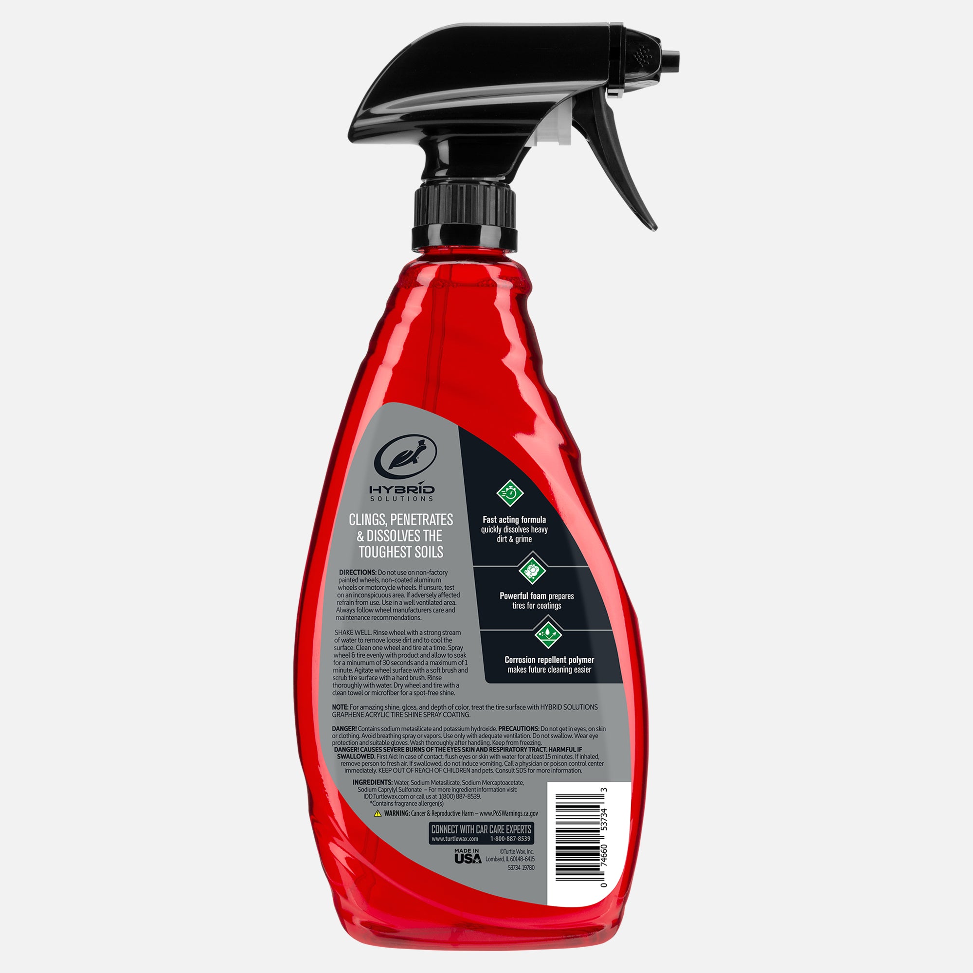 Hybrid Solutions Hyper Foam Wheel Cleaner & Tire Prep