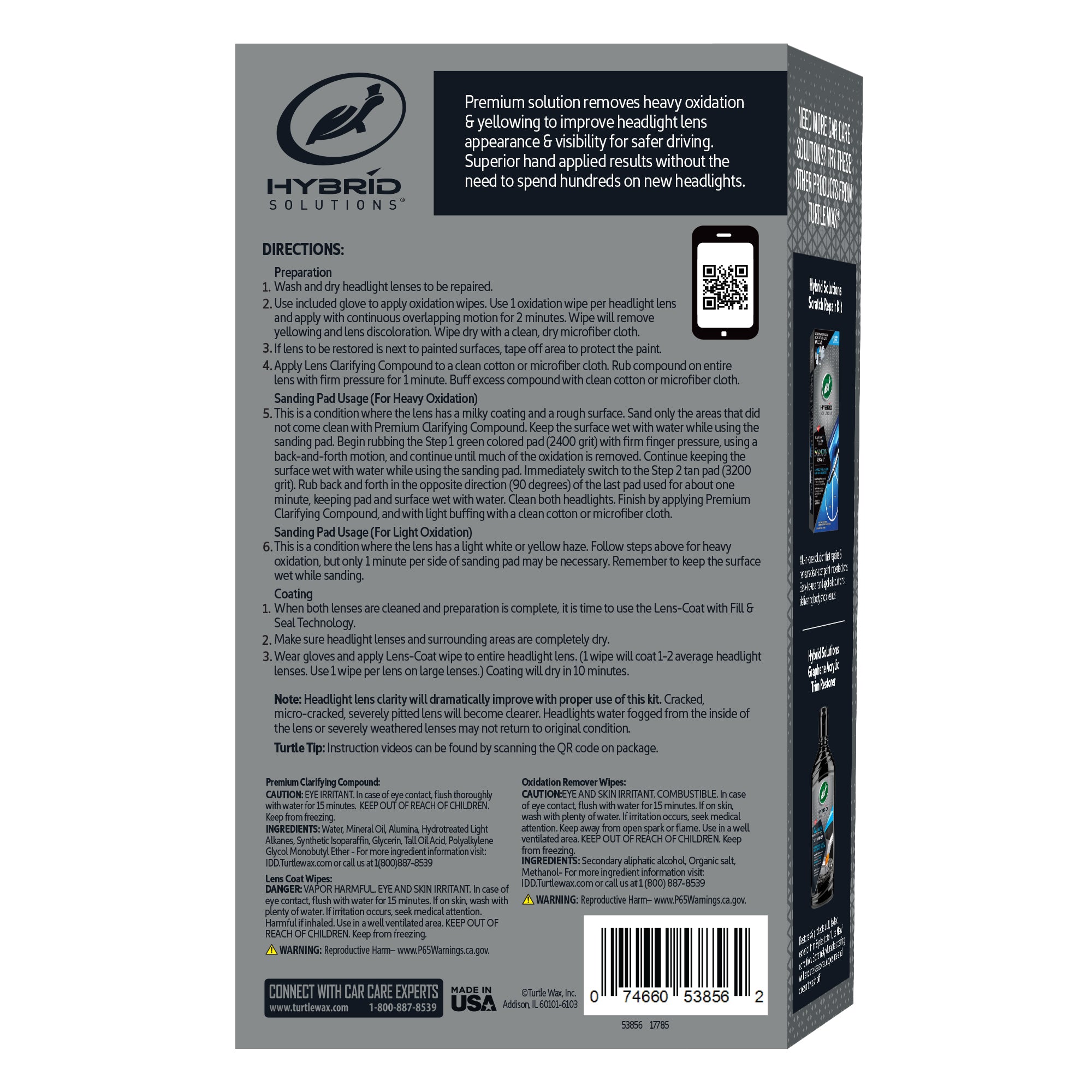 Headlight Restoration Kit | Hybrid Solutions | Restore & Repair