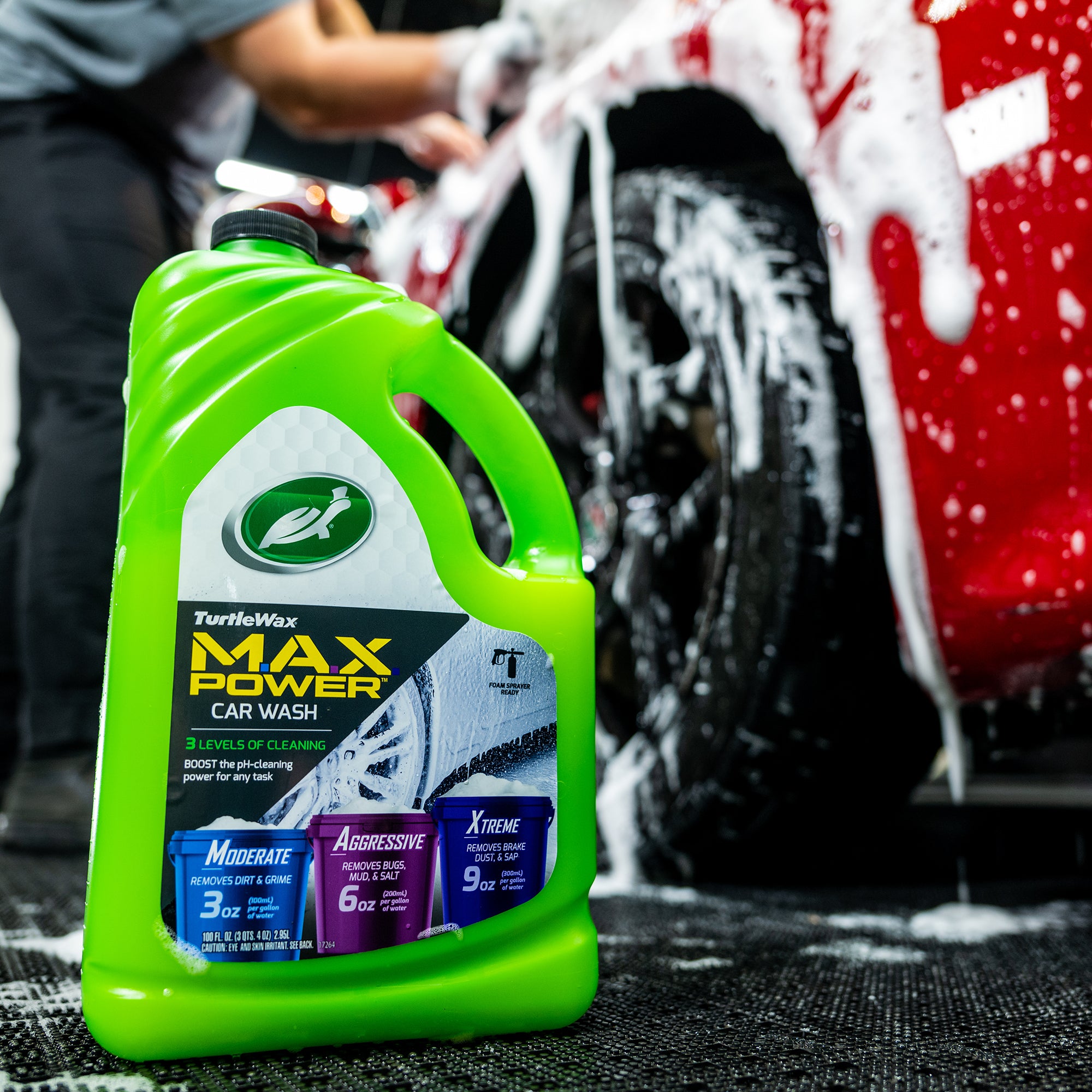 Max Power Car Wash Soap 1000 Fl Oz | Car Wash & Shampoo | Turtle Wax