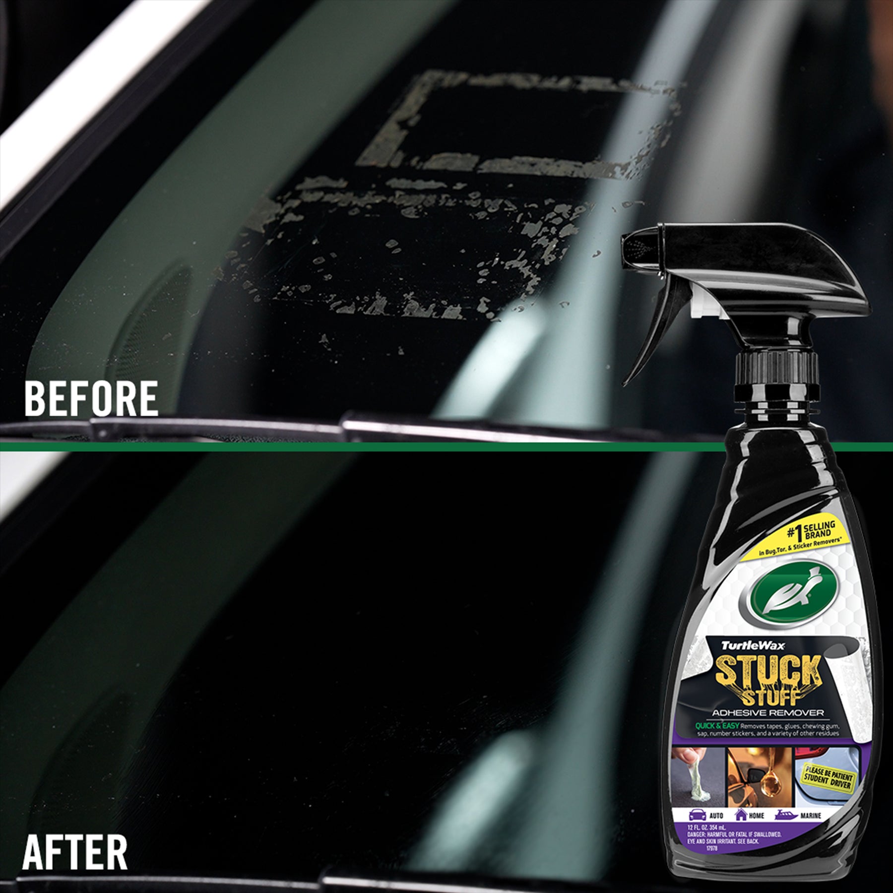 Stuck Stuff Adhesive Remover | Sticky Cleaner | Remove Residue